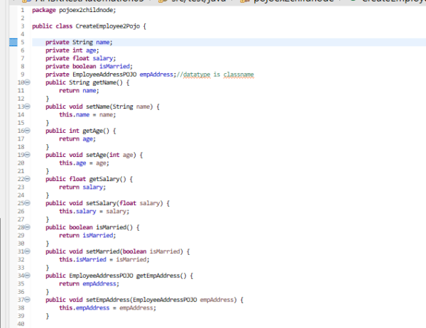 Creating And Using Pojo Classes In Restassured For Api Testing